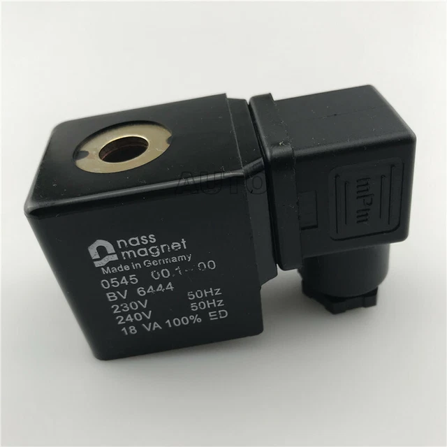 NASS SOLENOID VALVE coil 0545 00.1-00 BV5802 24VDC 20W SL £12.45 ...