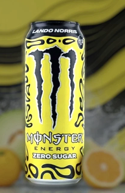 MONSTER LANDO NORRIS Energy Drink, Zero Sugar 500ml, NEW FLAVOR $13.50 ...