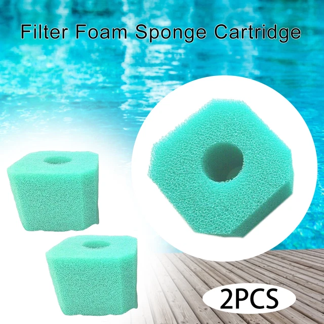 2/4PCS REUSABLE WASHABLE Spa Hot Tub Pool Filter Foam Cartridge Sponge ...