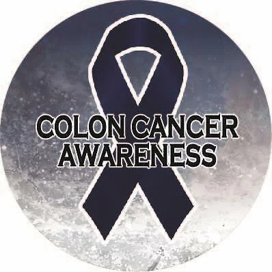 COLON CANCER AWARENESS Ribbon Sparkle Vinyl Car Window Wall Sticker ...