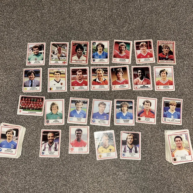 PANINI FOOTBALL 84 - bundle of over 240 unused stickers with original ...