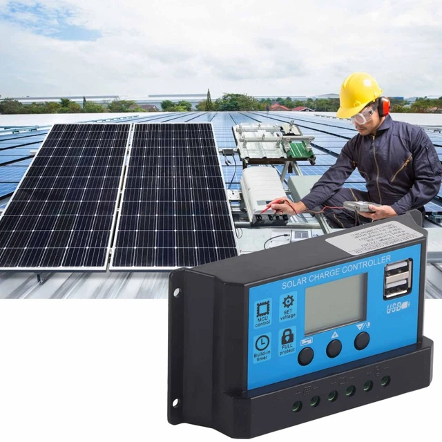 CONTRÔLEUR DE CHARGE Solaire 3 étapes De Gestion De Charge Pwm Régulateur EUR 11,15 - PicClick IT