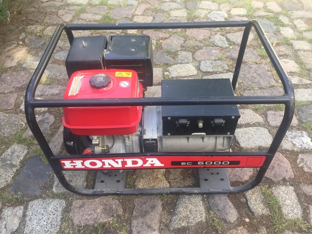 HONDA EC 6000 Benzin E10 Notstromaggregat, Stromerzeuger, Generator 5,5 KW/240V. EUR 686,00 ...