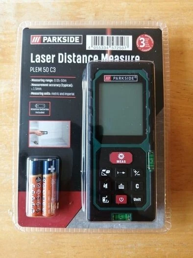 PARKSIDE LASER DISTANCE Measure PLEM 50 C3 Parkside Performance ...