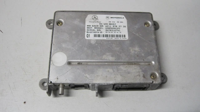 MERCEDES BENZ E-CLASS W211 Control Unit Bluetooth Mobile Phone ...