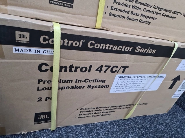 JBL PROFESSIONAL CONTROL 47C/T Premium In-Ceiling Loudspeaker (Pair) £ ...