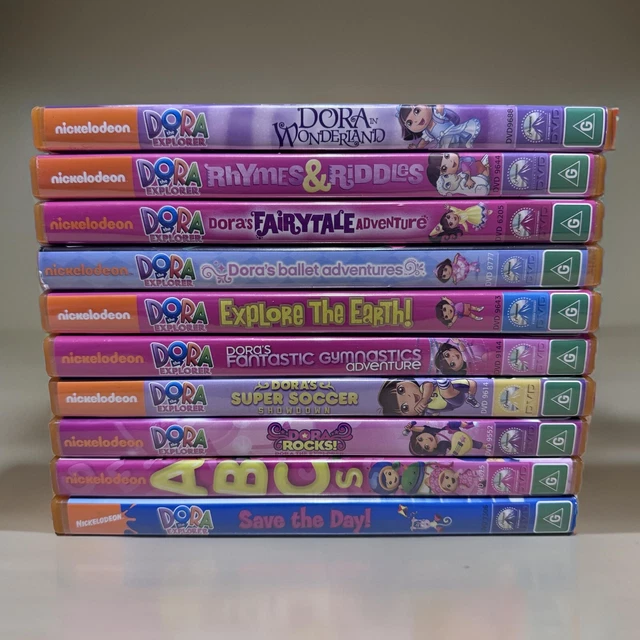DORA THE EXPLORER Nickelodeon Movie Bundle x 10 DVDS Region 4 EUR 25,49 ...