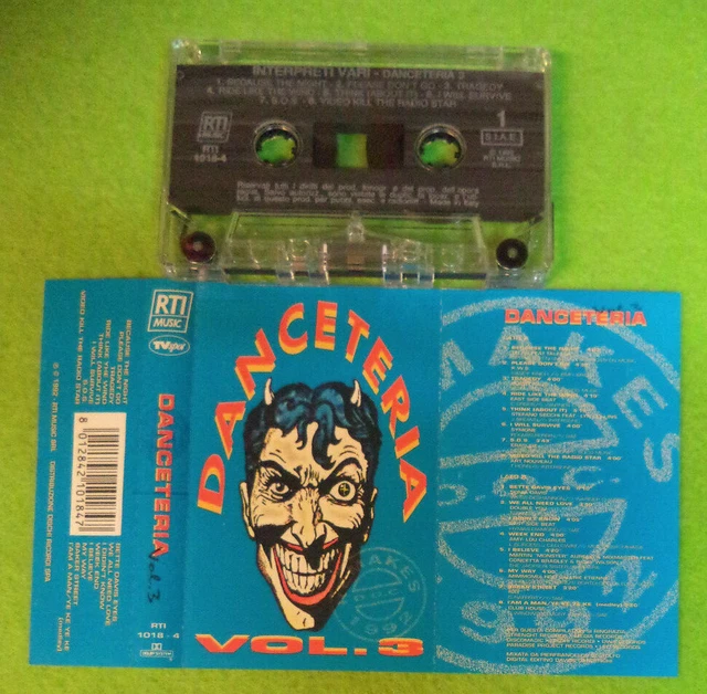 MC COMPILATION DANCETERIA VOL.3 1992 CO.RO TALEESA ERASURE no lp mc no ...