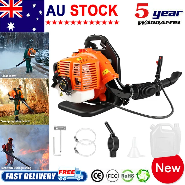 PETROL LEAF BLOWER 2 Stroke Backpack Blower 43cc Commercial Quality ...