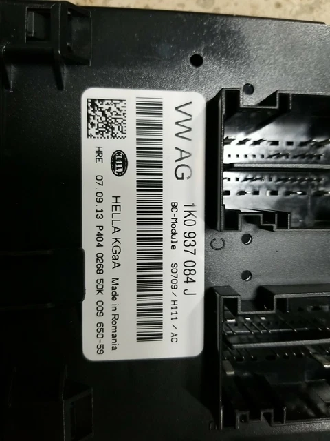 MK6 VW GOLF R Body Control Module Unit BCM Computer Genuine Oem 2010 ...