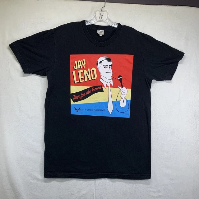 JAY LENO 2011 Tour For The Troops Tee Joint Base Lewis McChord USAF Air ...