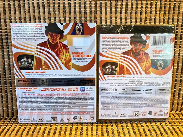 A CLOCKWORK ORANGE 4K (2-Disc UHD/Blu-ray, 2021)+Slipcover.Stanley ...