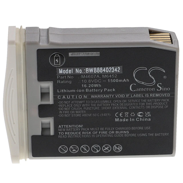 BATTERIE POUR PHILIPS IntelliVue MP2 M8102, M8102A 1500mAh 10,8V EUR ...