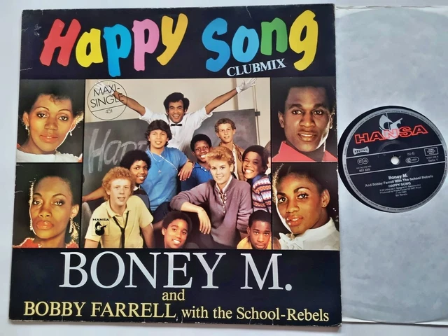 BONEY M./ BOBBY Farrell - Happy Song (Clubmix) 12'' Vinyl Maxi Germany ...