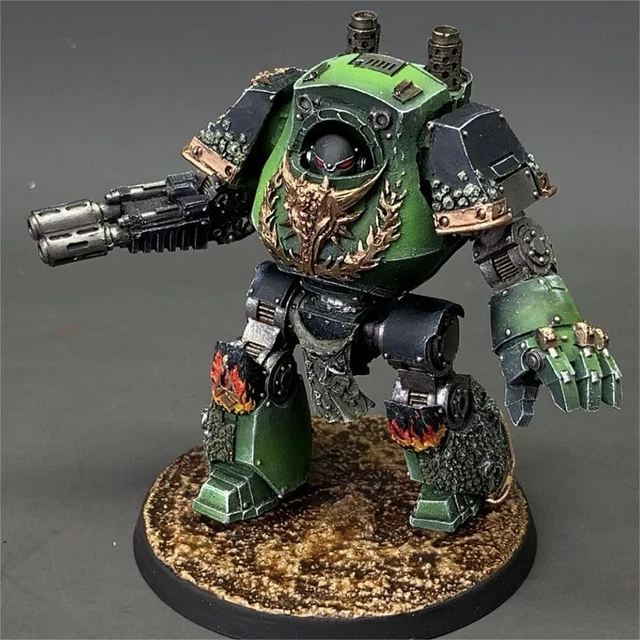 CONTEMPTOR DREADNOUGHT SALAMANDERS Forge World Warhammer 40K Dipinto ...