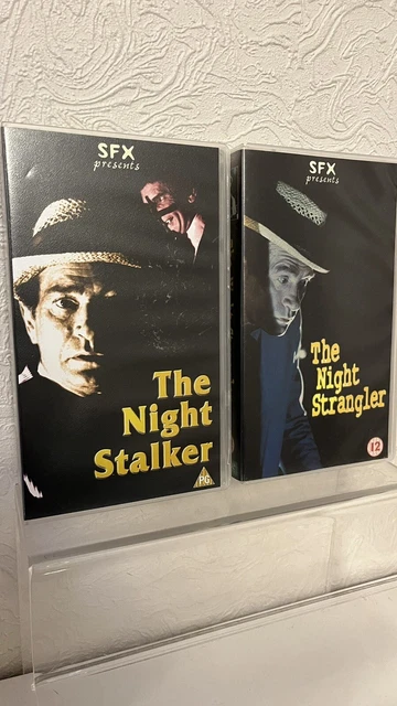 THE NIGHT STALKER STRANGLER UK 2-Tape SET VHS VIDEO 1998 Darren McGavin ...