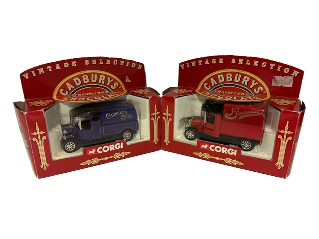 CORGI CADBURY CHOCOLATE Model T Vans 61205 £10.95 - PicClick UK