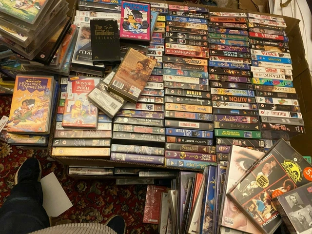 MIXED BUNDLE 5 VHS PAL VIDEO tapes random selection of 12 AND ABOVE ...