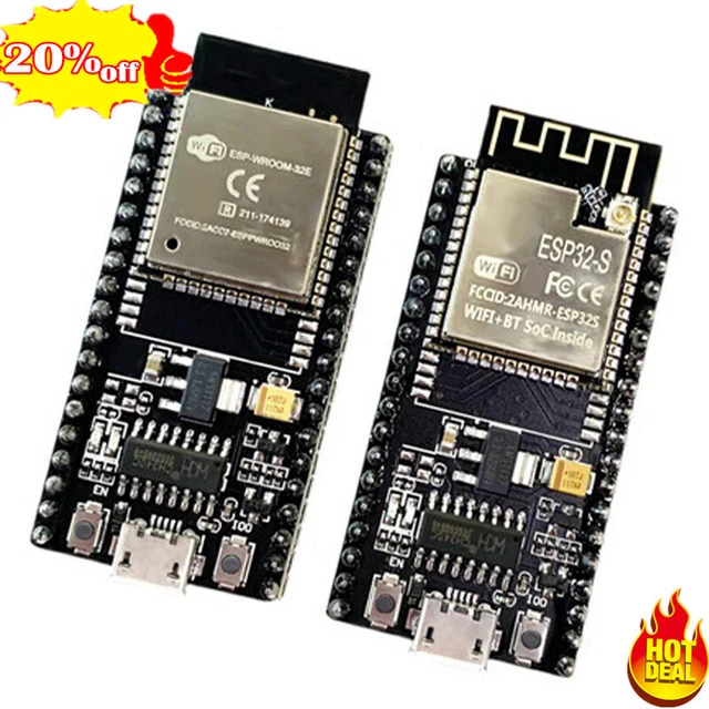 ESP-32S ESP-WROOM-32E NODEMCU scheda di sviluppo WiFi porta seriale ...