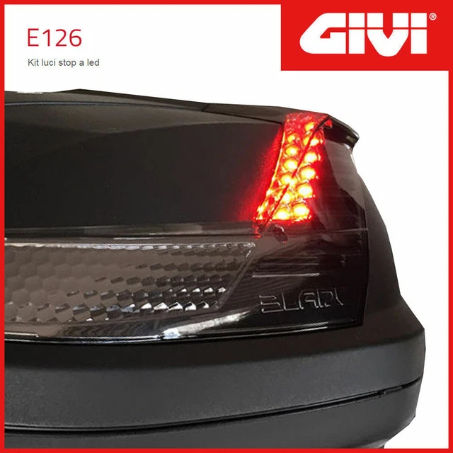 SET LUMIÈRES STOP LED Pour Coffre / Valise [ GIVI ] B37 Blade / B47 ...