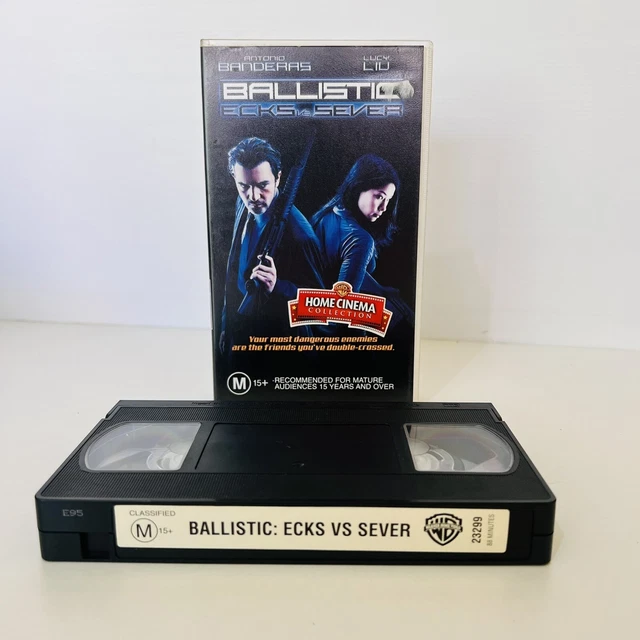 BALLISTIC ECKS VS Sever Movie Video Tape Vhs Sci Fi Action Antonio ...