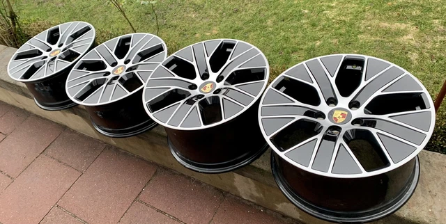 PORSCHE TAYCAN 20-INCH Turbo Aero Design Rims 4S Wheel Set Rim £2,605. ...