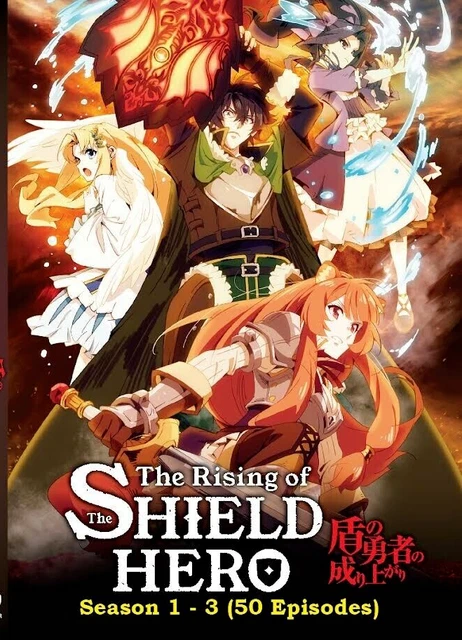 ANIME DVD THE Rising of the Shield Hero Season 1-3 Vol.1-50 End ...