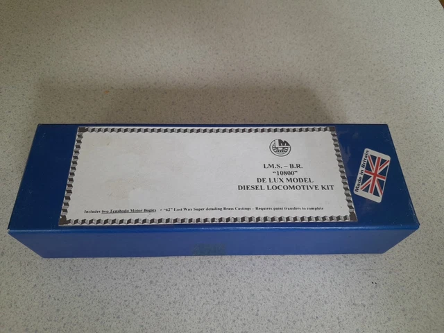 OO GAUGE DAVE Alexander model Locomotive kit : LMS - BR 10800 DE LUX ...