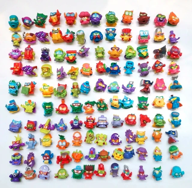 100 SUPER ZINGS Super Things Bundle Of 100 Figures Unused Random Chance ...