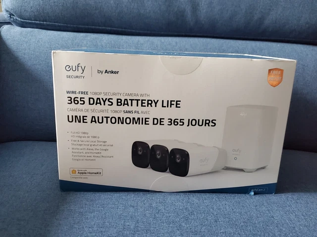 ANKER EUFY SECURITY Bundle with 3 EufyCam 2 Pro 1080p Camera and ...