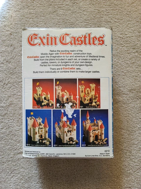 EXIN CASTLES 0210 Vintage Castle Construction Toy 1970's Spain ...