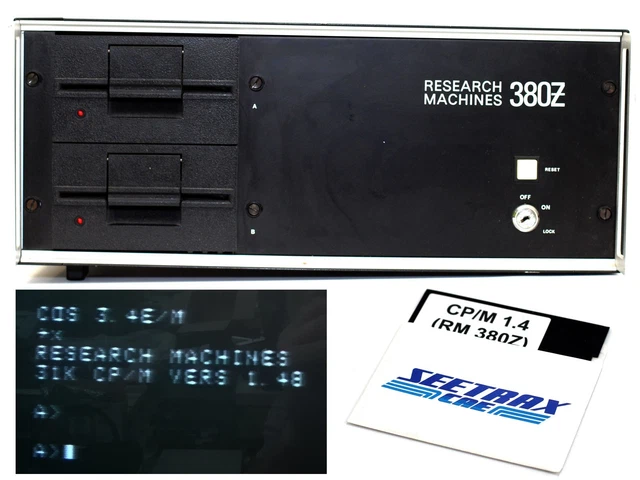 *WORKING* RESEARCH MACHINES Rm 380Z Computer - Dual Drives + Cp/M 1.4 £ ...