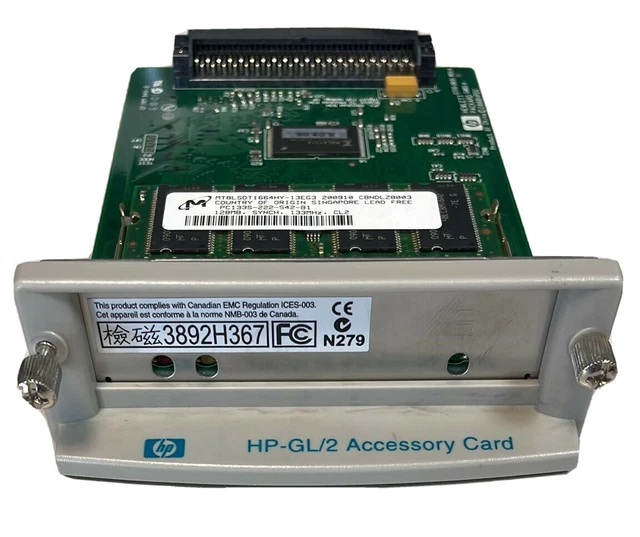 HP-GL/2 - FORMATTER-16MB Accessory Card -- C7776-60151 EUR 49,00 ...