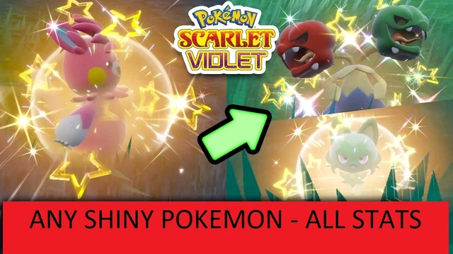 SHINY POKEMON SCARLET Pokemon Violet - ANY POKEMON, MAX IVs - FULL ...