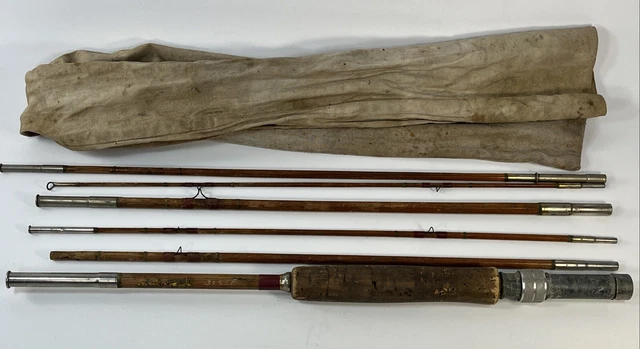 FLY FISHING ROD Horrocks-Ibbotson H-1 w bag untested 6 pieces read ...