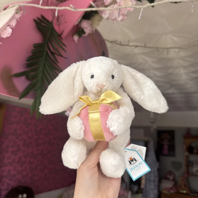 JELLYCAT BASHFUL BUNNY With Present £29.84 - PicClick UK