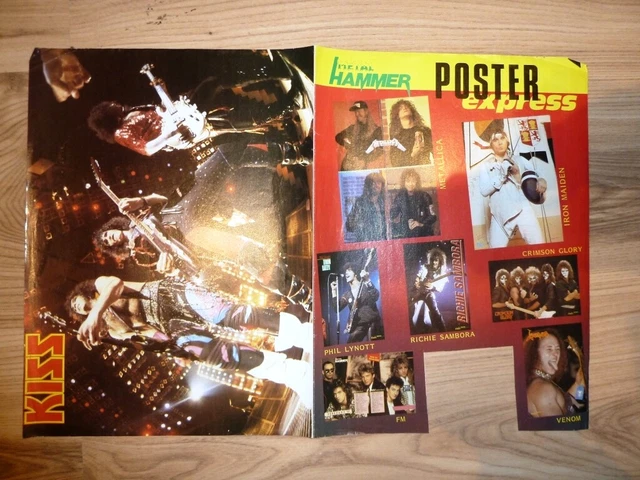 POSTER KISS / RICHIE SAMBORA A3 aus den 80'er Sammlungsauflösung Metal ...