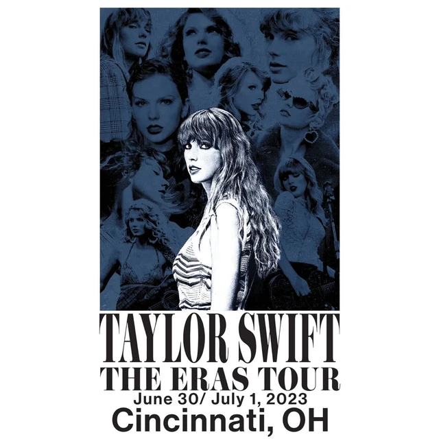 TAYLOR SWIFT THE eras tour 14x24 concert poster los angeles,ca SO SHIPS ...