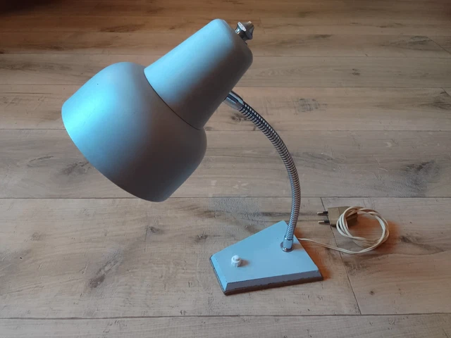 LAMPE DE BUREAU vintage - Années 60 / 70 - Bras flexible - Fonctionnelle EUR 20,00 - PicClick FR