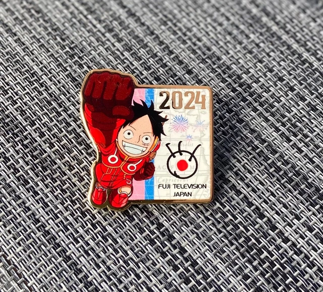 [RARE] OLYMPIC PARIS 2024 pin fuji TV LUFFY- One piece - LIMITED ...