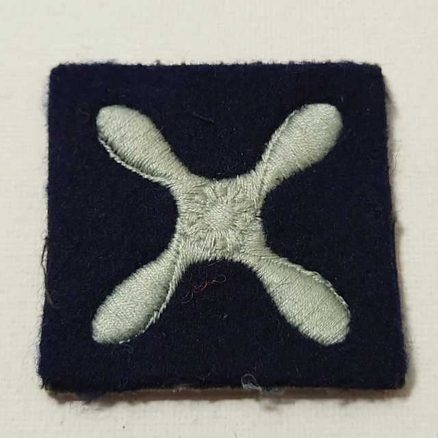 BRITISH RAF Royal Air Force Rank patch four blade propeller £9.33 ...