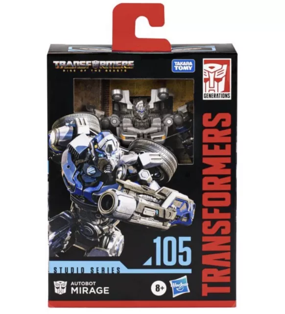 TRANSFORMERS STUDIO SERIES Rise of the Beasts 105 Autobot Deluxe Mirage ... TRANSFORMERS STUDIO SERIES Rise of the Beasts 105 Autobot Deluxe Mirage ...
