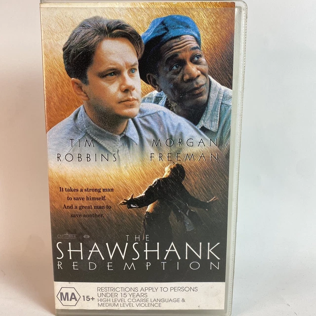 VHS THE SHAWSHANK Redemption 1994 Classic Film VHS Video Robbins ...