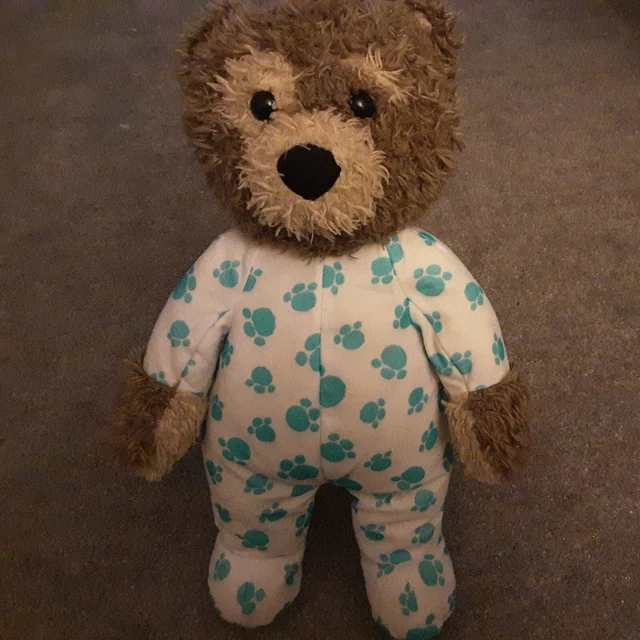 CBEEBIES LITTLE CHARLEY Charlie Bear Bed Time Pyjamas Plush Toy 16" £9. ...