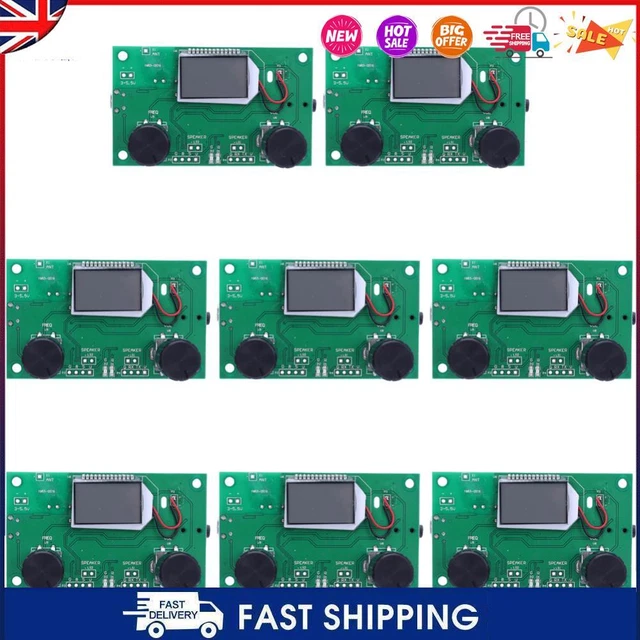 DIGITAL FM RECEIVER Module 50Hz-18KHz Stereo Radio Receiver Module DIY ...