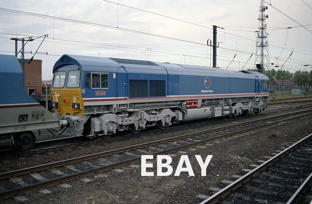 ORIGINAL 35MM COLOUR Railway Neg of Class 59 59204 at Doncaster £1.25 ...