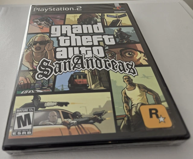 GRAND THEFT AUTO San Andreas-PS2-NEW-CJ’s Journey from the Streets to ...