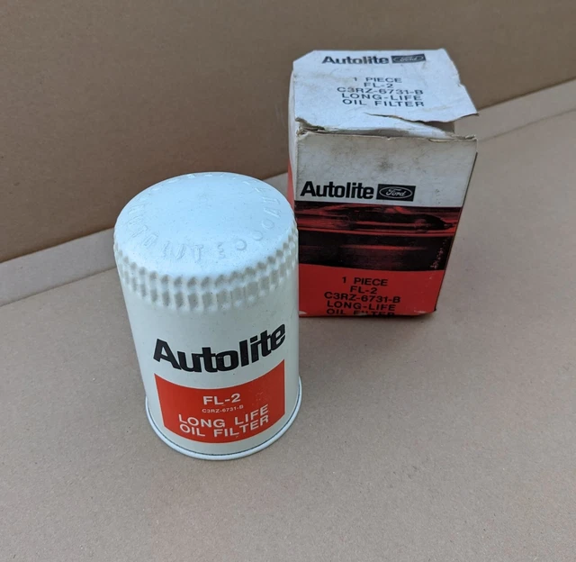 NOS FORD GALAXIE Fairlane MUSTANG Falcon Cougar Autolite Oil Filtre ...