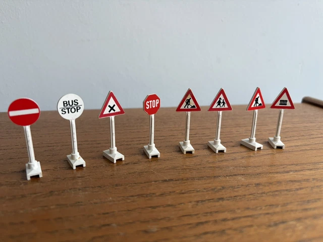 LEGO CITY ROAD Traffic Signs Stop Bus Crossing School £10.00 - PicClick UK