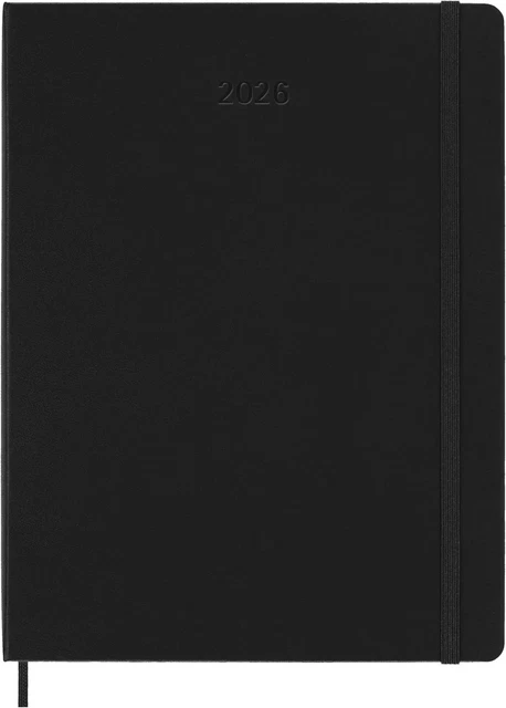 MOLESKINE 12 MONATE Wochen Notizkalender 2026, XL, 1 Wo = 1 Seite ...